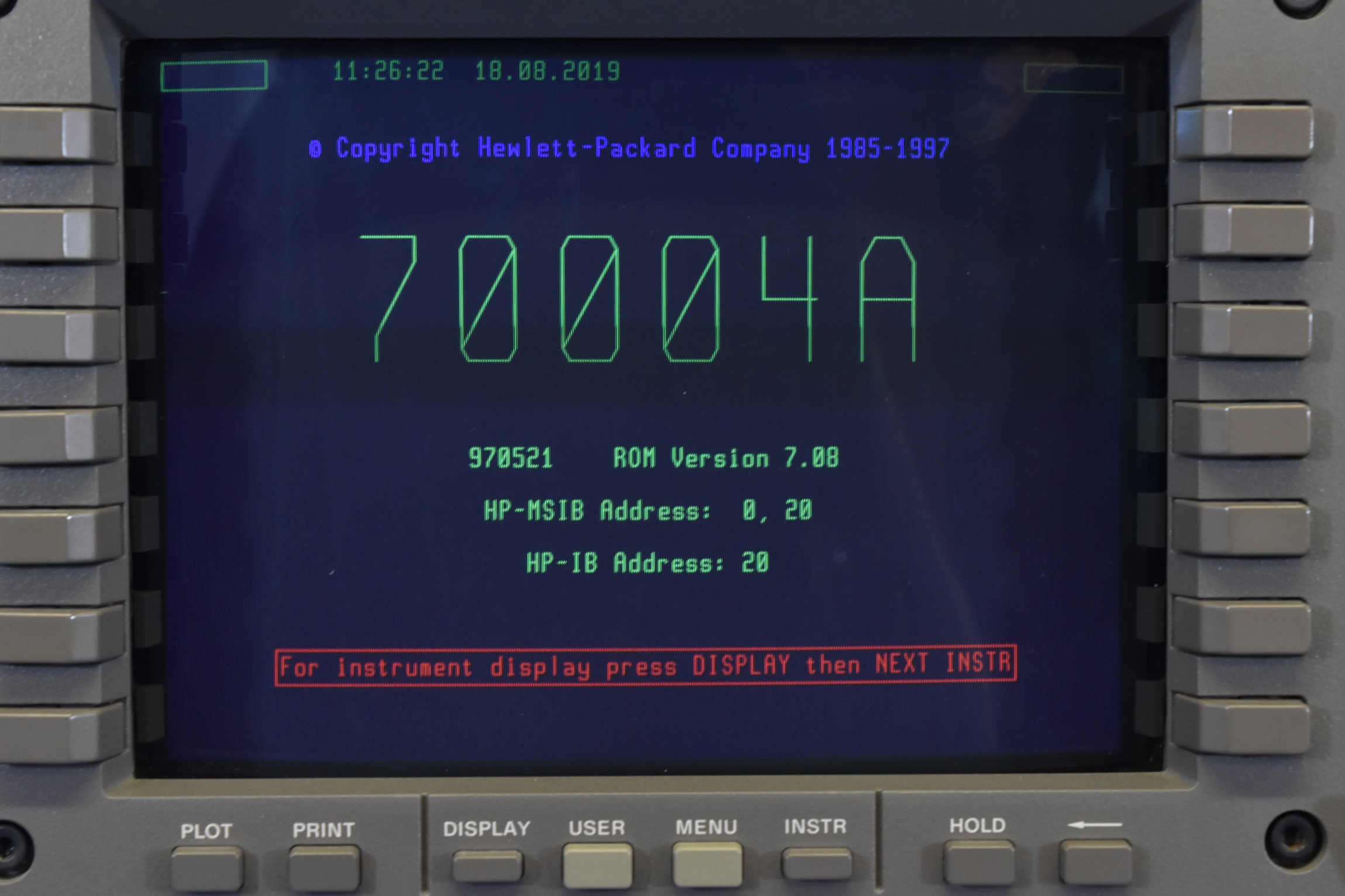 HP 70004A Color System Display | Silicon Valley Test & Measurement