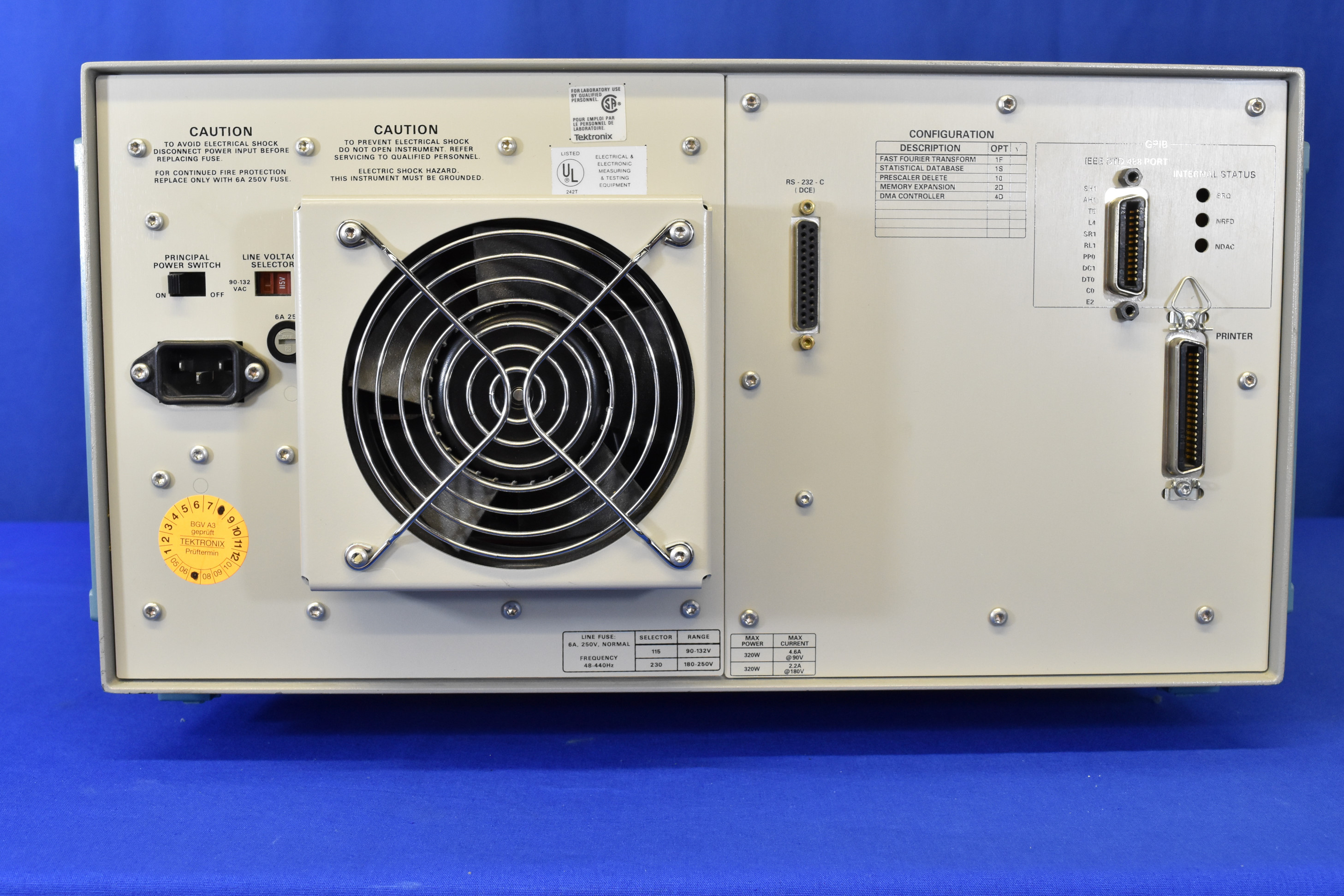 Tektronix 11801A Digital Sampling Oscilloscope Mainframe - Silicon ...