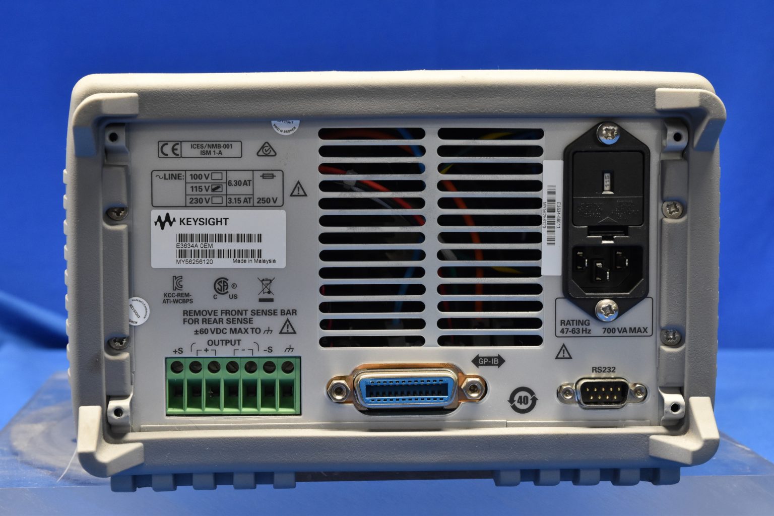 Keysight E3634A 200W Power Supply, 25V, 7A or 50V, 4A | Silicon Valley ...